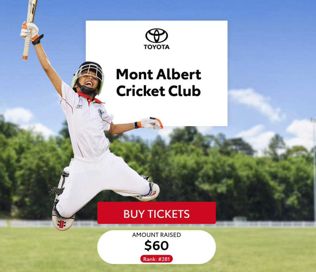 Support MACC by Entering the Toyota Raffle – Mont Albert Cricket Club